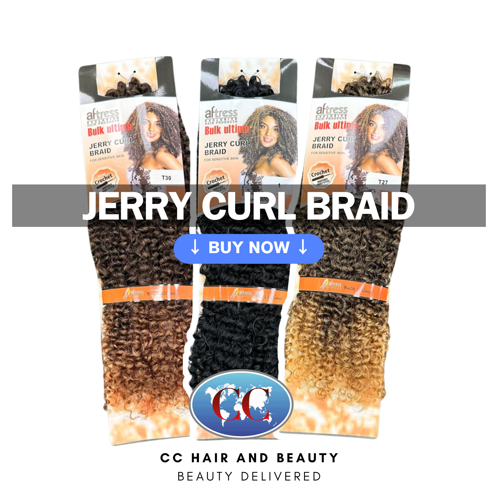 Aftress Bulk Ultimo Jerry Curl Braid | CC Hair & Beauty UK – CC Hair ...