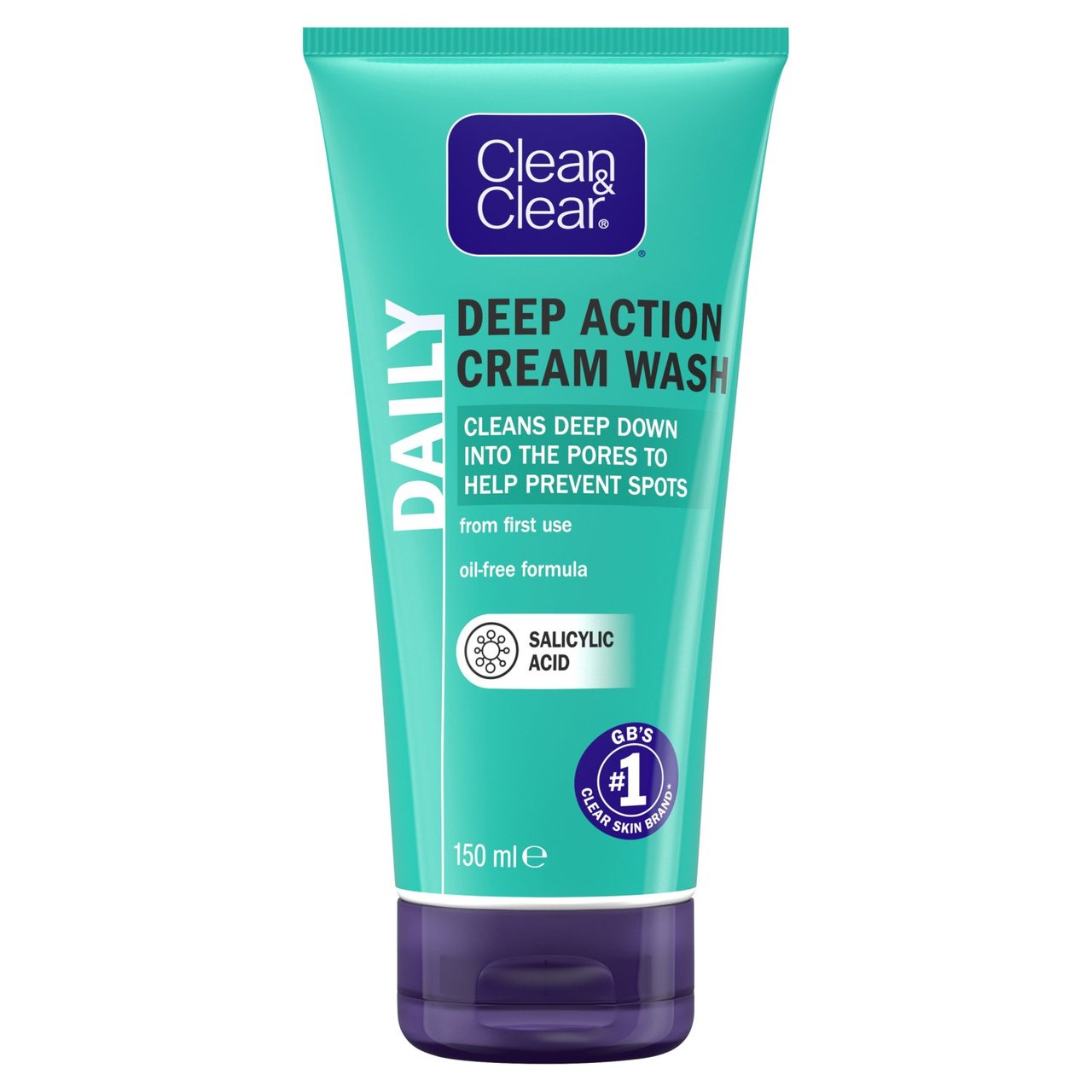 Clean & Clear Deep Action Cream Wash - 150ml – CC Hair And Beauty