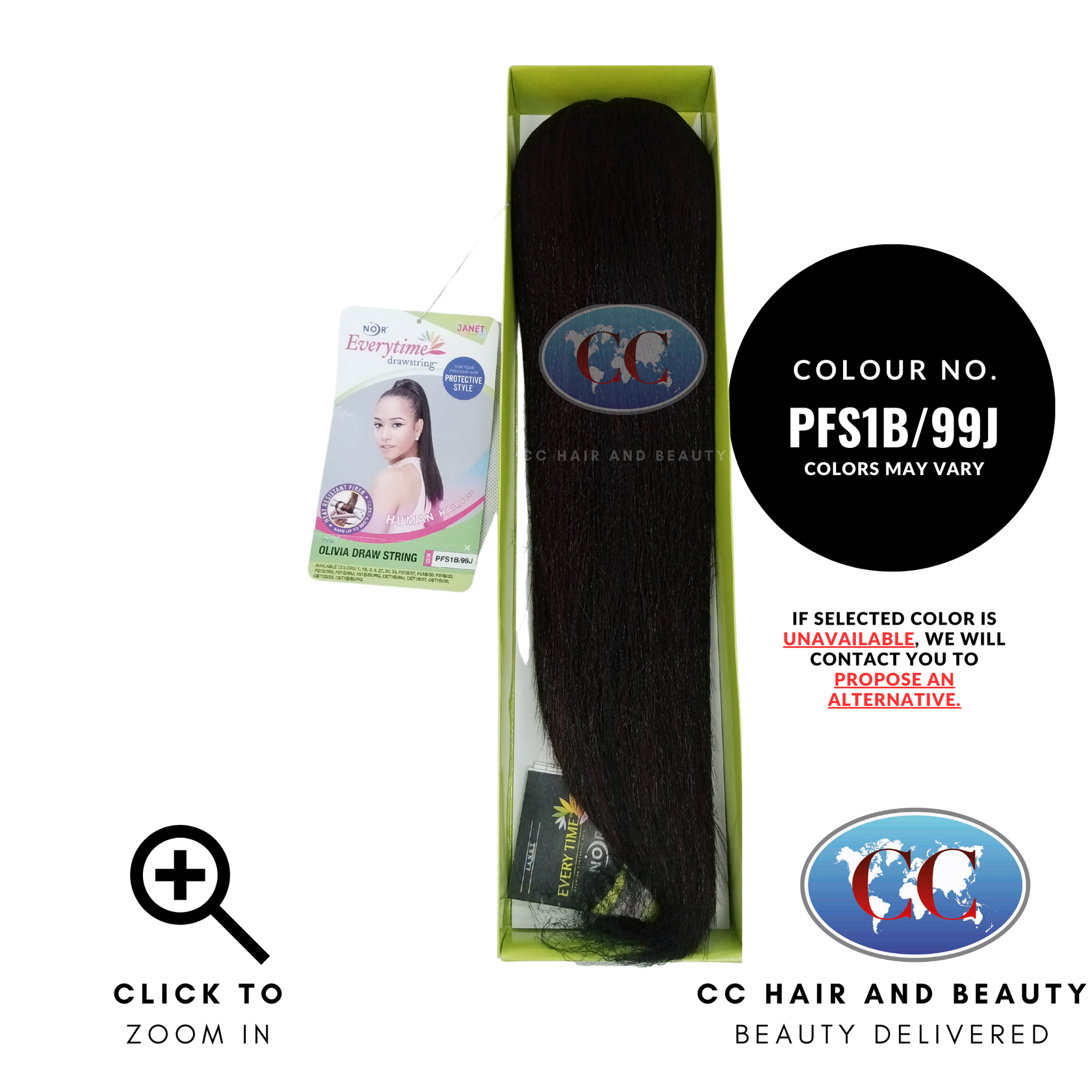 Janet Collection Synthetic Drawstring Ponytail - OLIVIA – CC Hair & Beauty