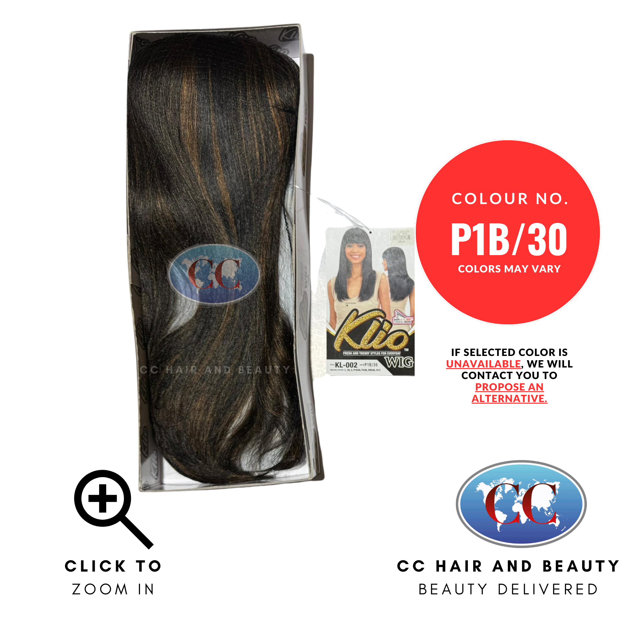 Klio Synthetic Hair Premium Wig - Kl-002 | CC Hair & Beauty – CC Hair ...