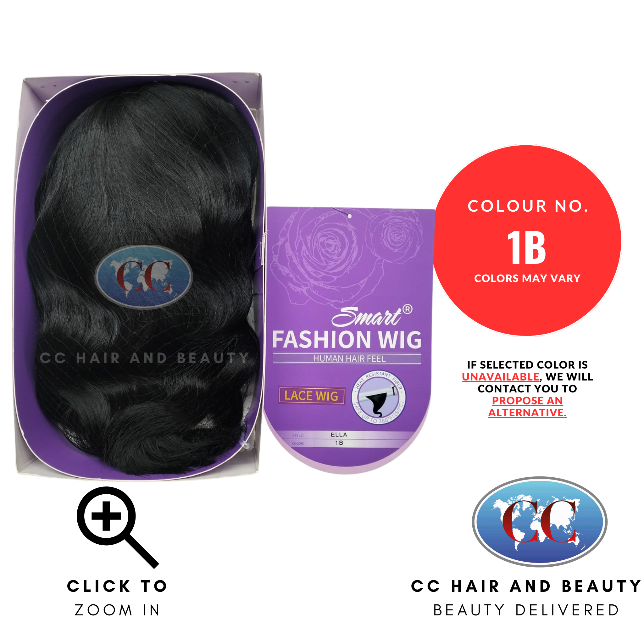 Smart Fashion Human Hair Feel Syn Wig - Ella – CC Hair & Beauty