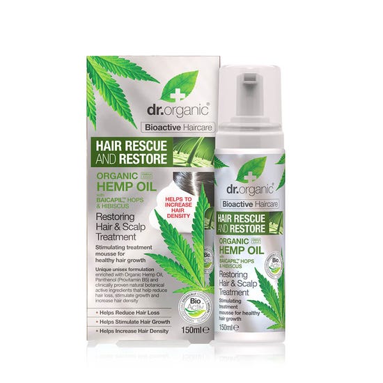 Dr.organic Hemp Oil Restoring Hair and | CC Hair & Beauty – CC Hair And ...