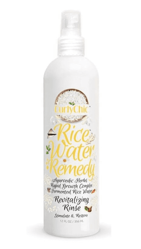 Curly chic rice water remedy revitalizing rinse 12 oz – CC Hair & Beauty