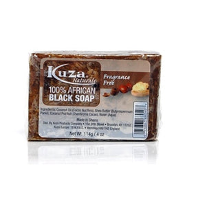 Kuza Black Soap Fragrance Free 4oz – CC Hair & Beauty